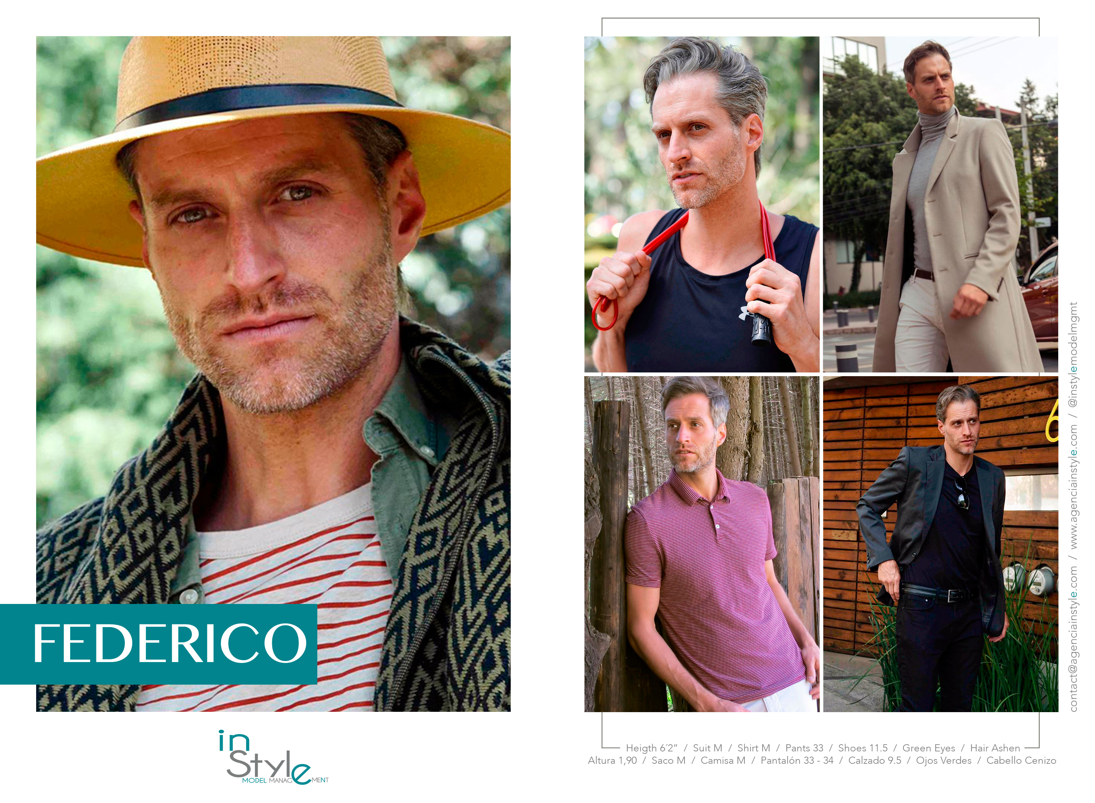 inStyle Model Management | FEDERICO F.